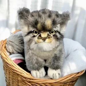 Hansa Creations | Toys | Hansa Pallas Gray Kitty Cat Plush Toy Kitten ...